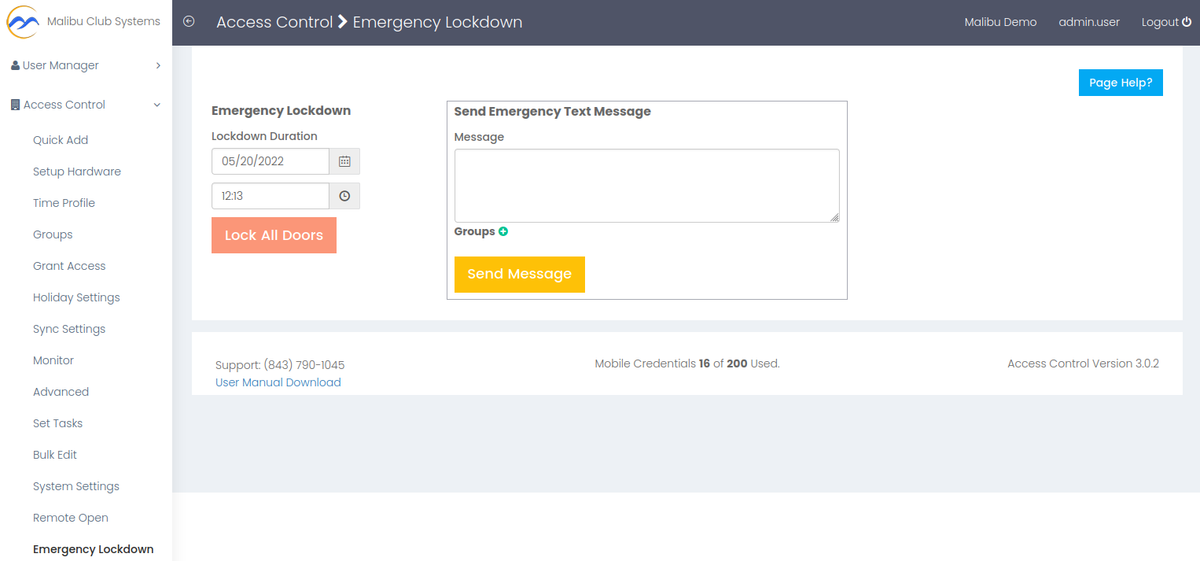 Malibu Access Control System Overview