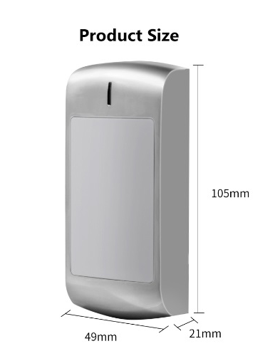 Dual Frequency RFID Reader Metal Outdoor Mullion
