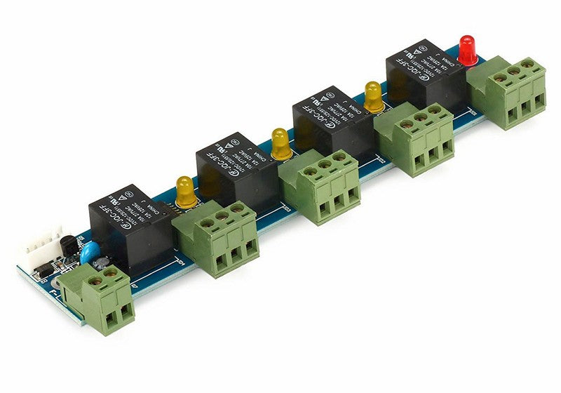 Relay Expansion Board with Fire Alarm Input and Four Relays