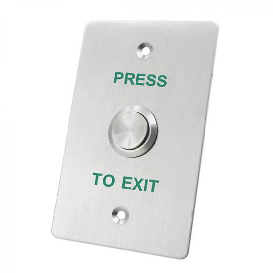 Push to Exit Button Waterproof IP67 (Large) - MAC-011-EBL