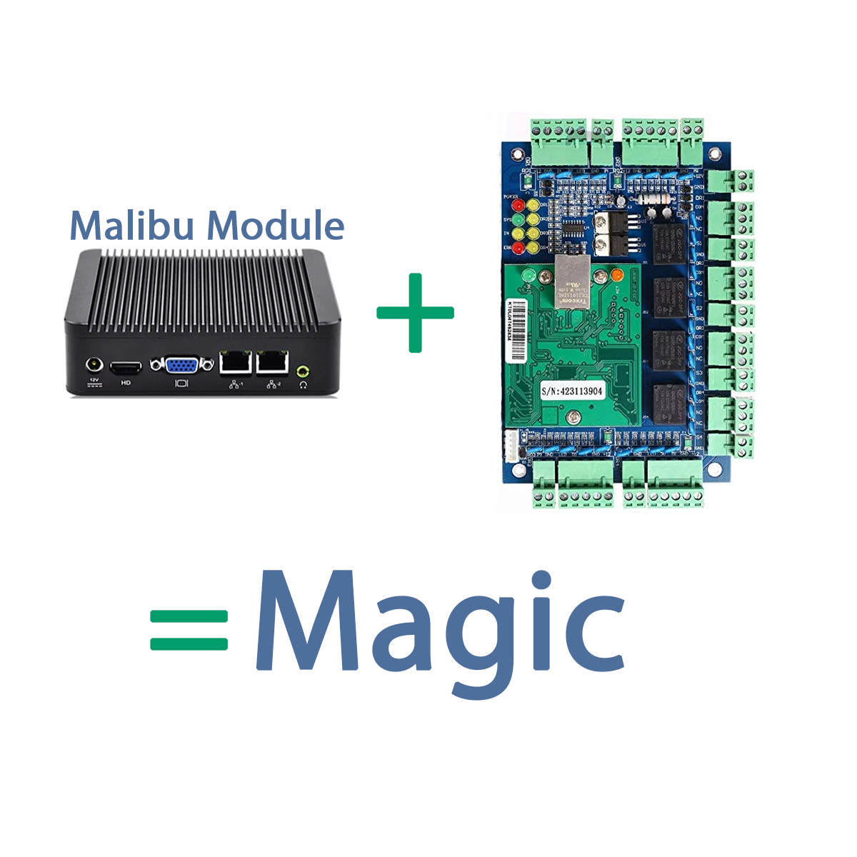 Malibu Access Control Module with Mobile Credentials
